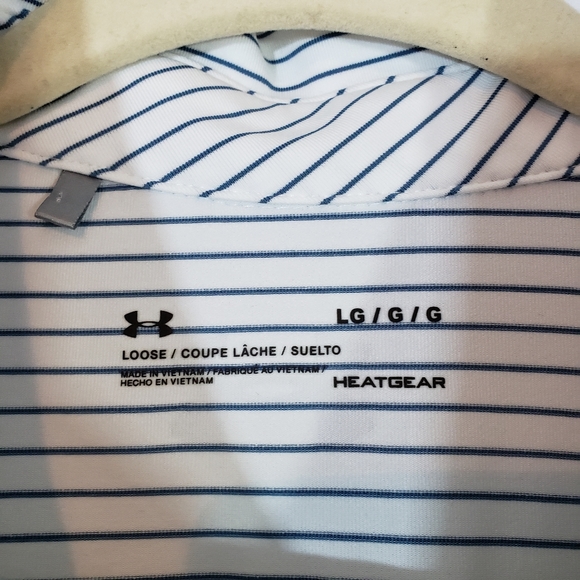 Under Armour | Shirts | New Under Armour Stripes Mens Collared Shirt ...